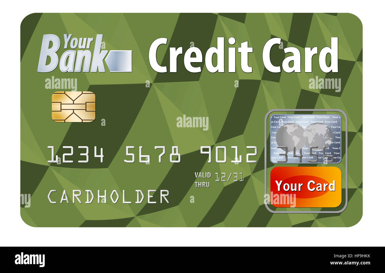 Hologram on visa credit card Cut Out Stock Images & Pictures - Alamy