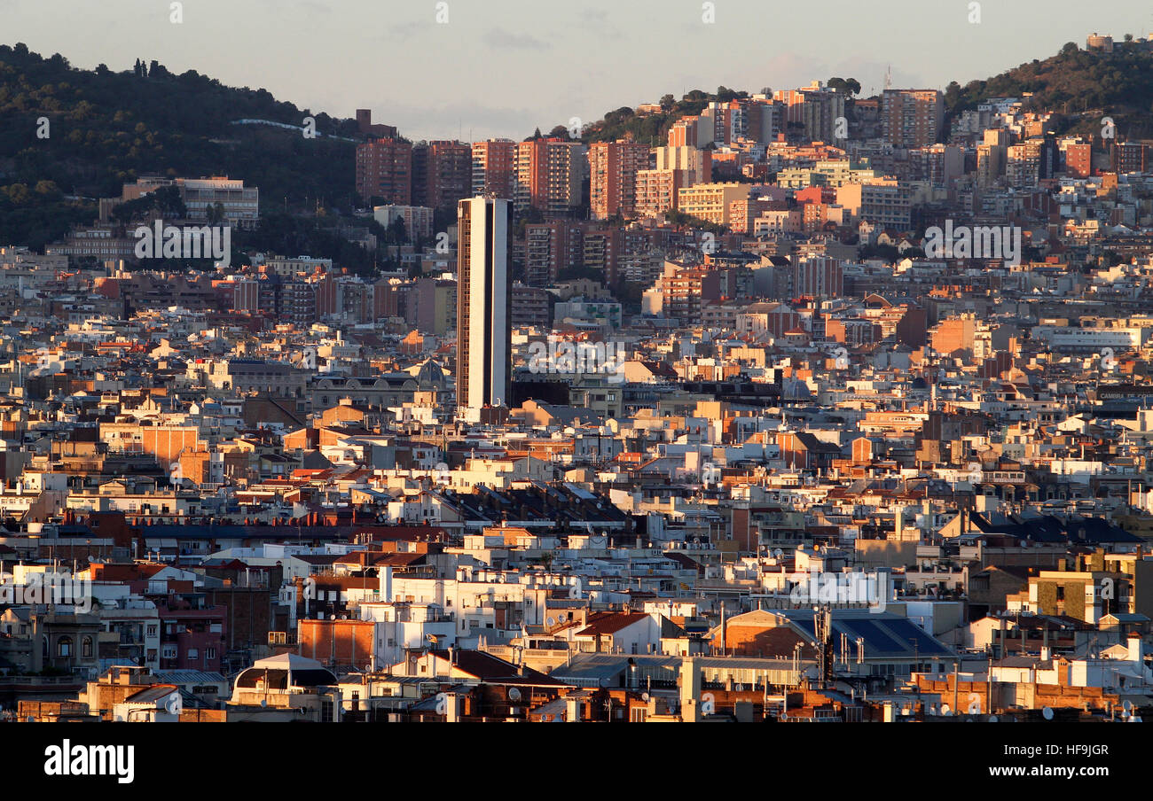 View of a city with many buildings Stock Photo - Alamy