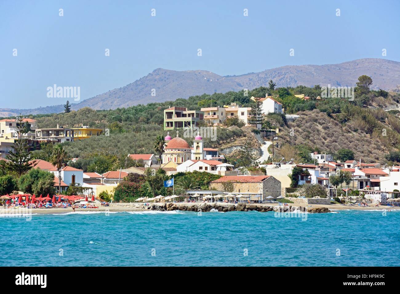 Beach kalives crete hi-res stock photography and images - Alamy
