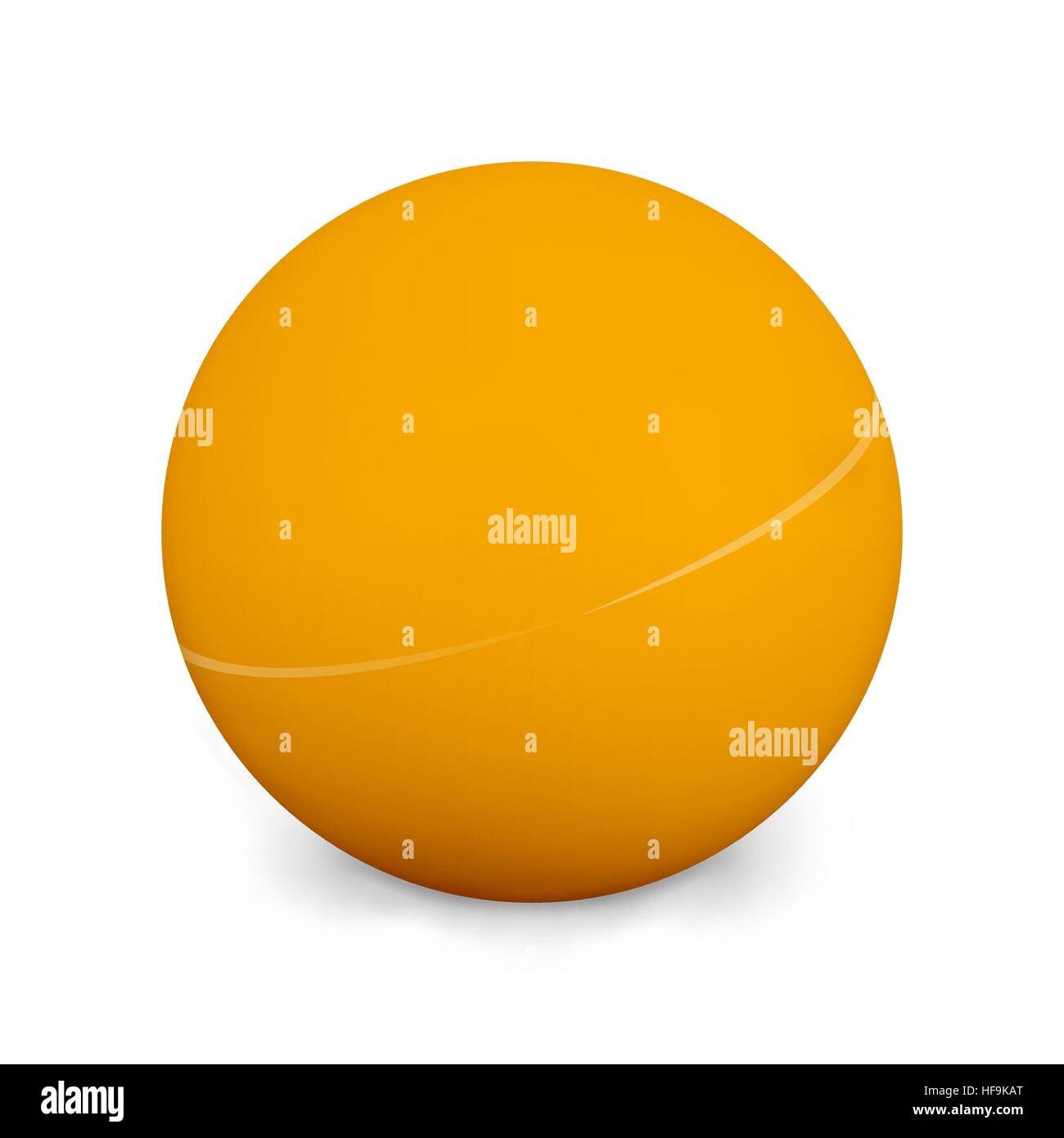 Ping Pong Ball Isolated On White Background. White Photo Realistic 3d ...