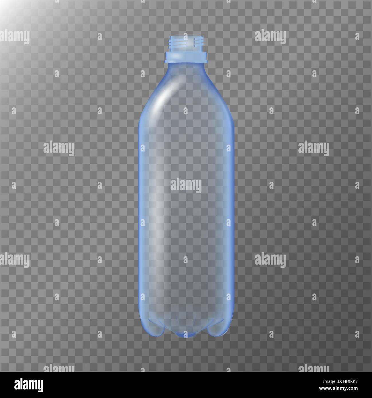 Empty Transparent Bottle. Realistic Blank. Mock Up For Your Design ...