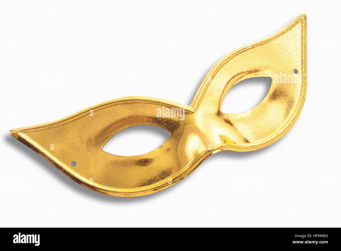 Golden eye mask Stock Photo - Alamy