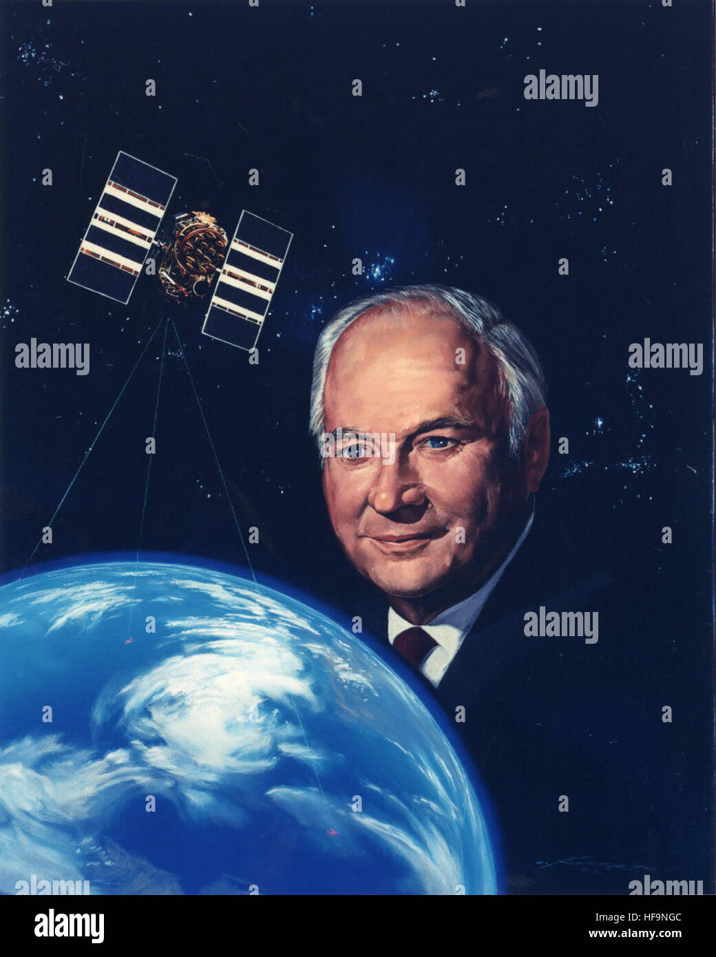 Photograph of Ivan Getting, a prominent figure in aerospace engineering ...