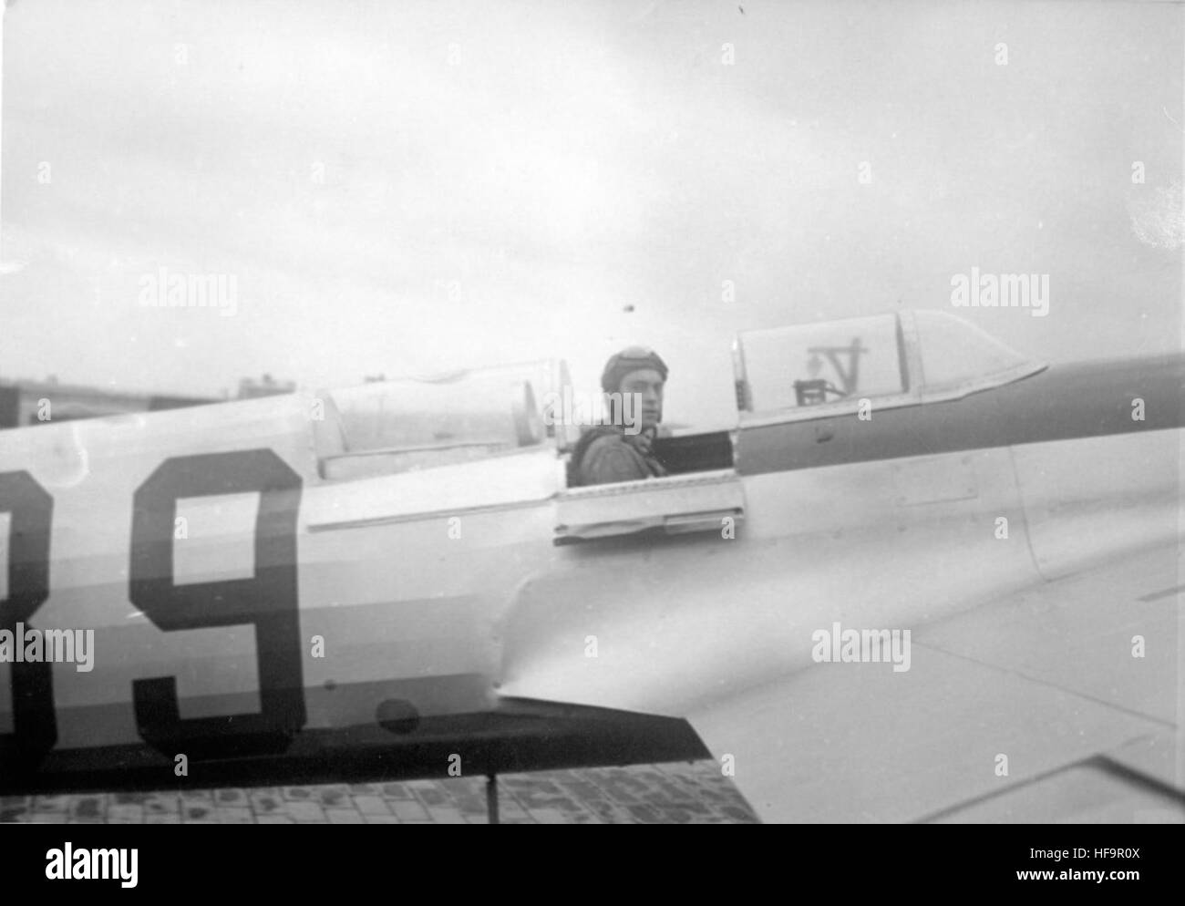 A photograph from the Arthur Bussy Collection, featuring an aircraft or ...
