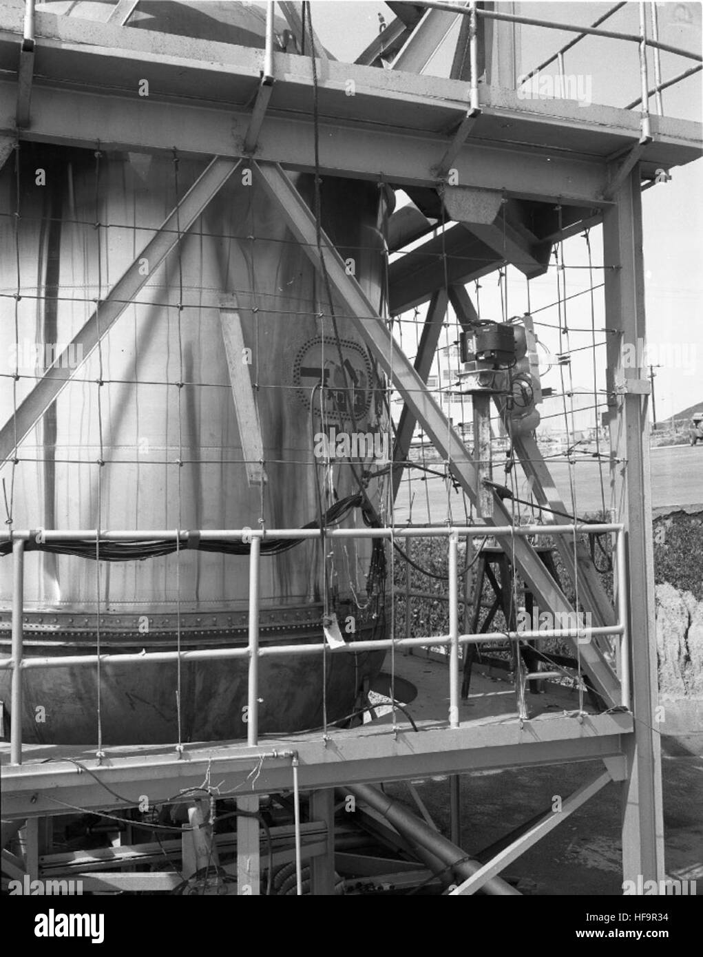 An image showing a large-scale space vehicle ready for launch, with ...
