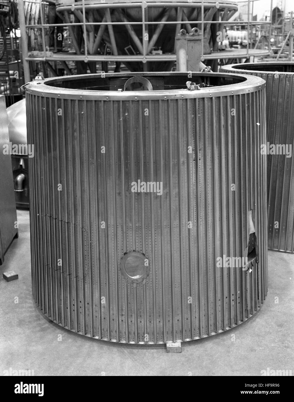 A photograph from the Atlas Collection showing a rocket ascending into ...