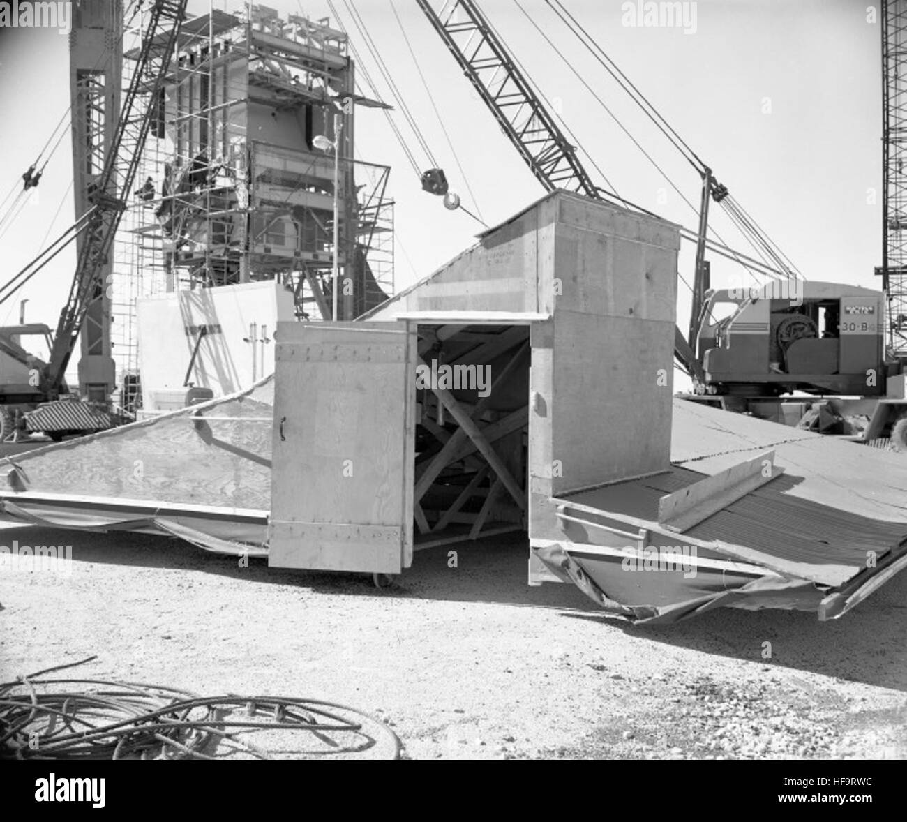 An Atlas Collection image of a military helicopter performing a low ...