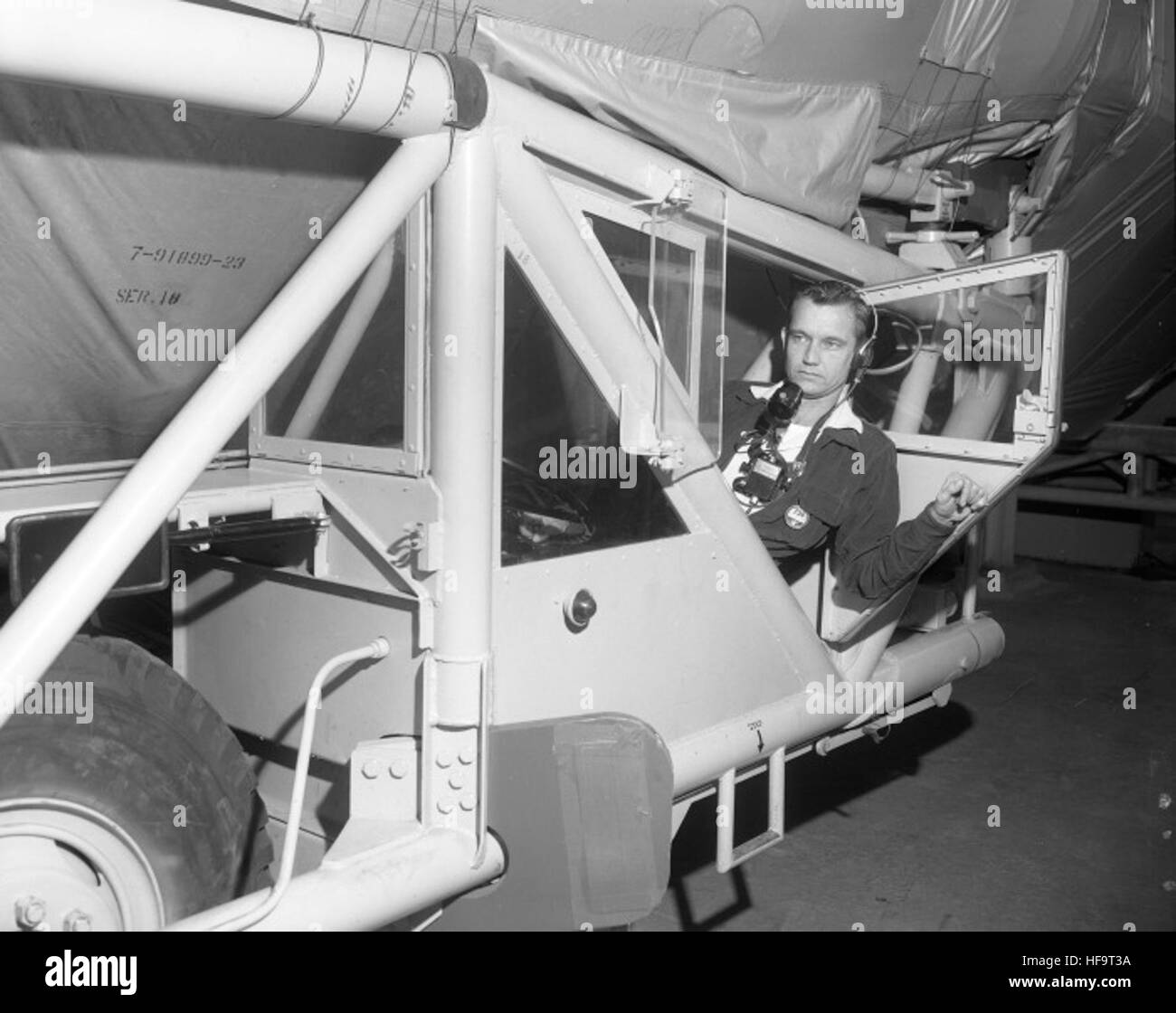 A photograph from the Atlas Collection showing the Atlas missile system ...