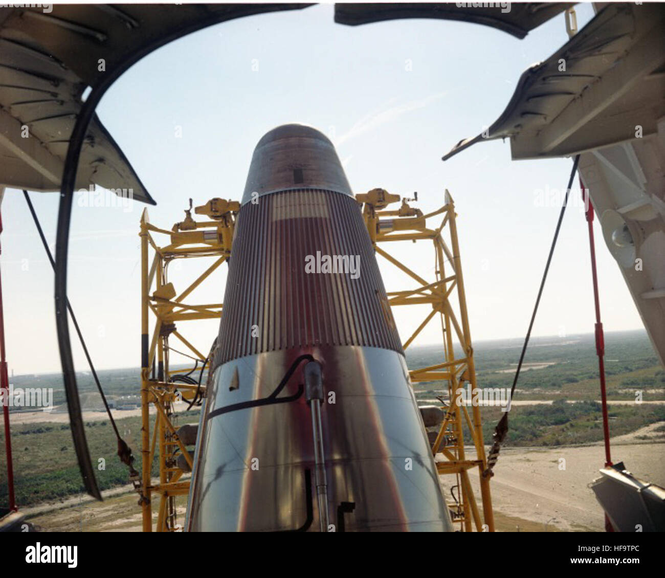 A photograph from the Atlas Collection showing the Atlas missile system ...