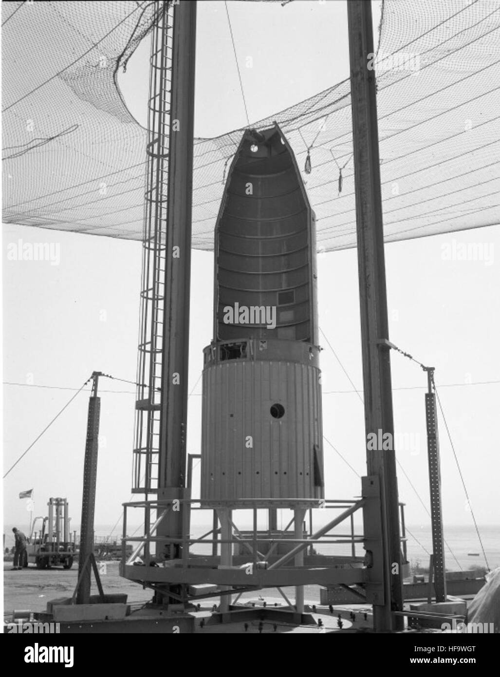 Image from the Atlas Collection showing a naval ship under sail on open ...