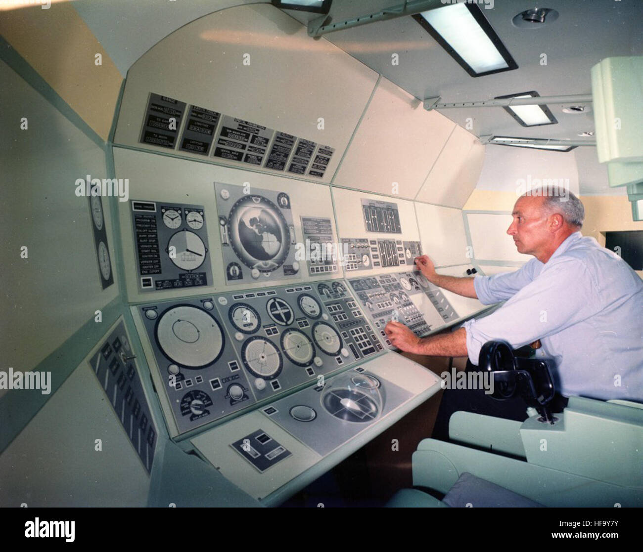 A photograph from the Atlas Collection showing a spacecraft’s heat ...