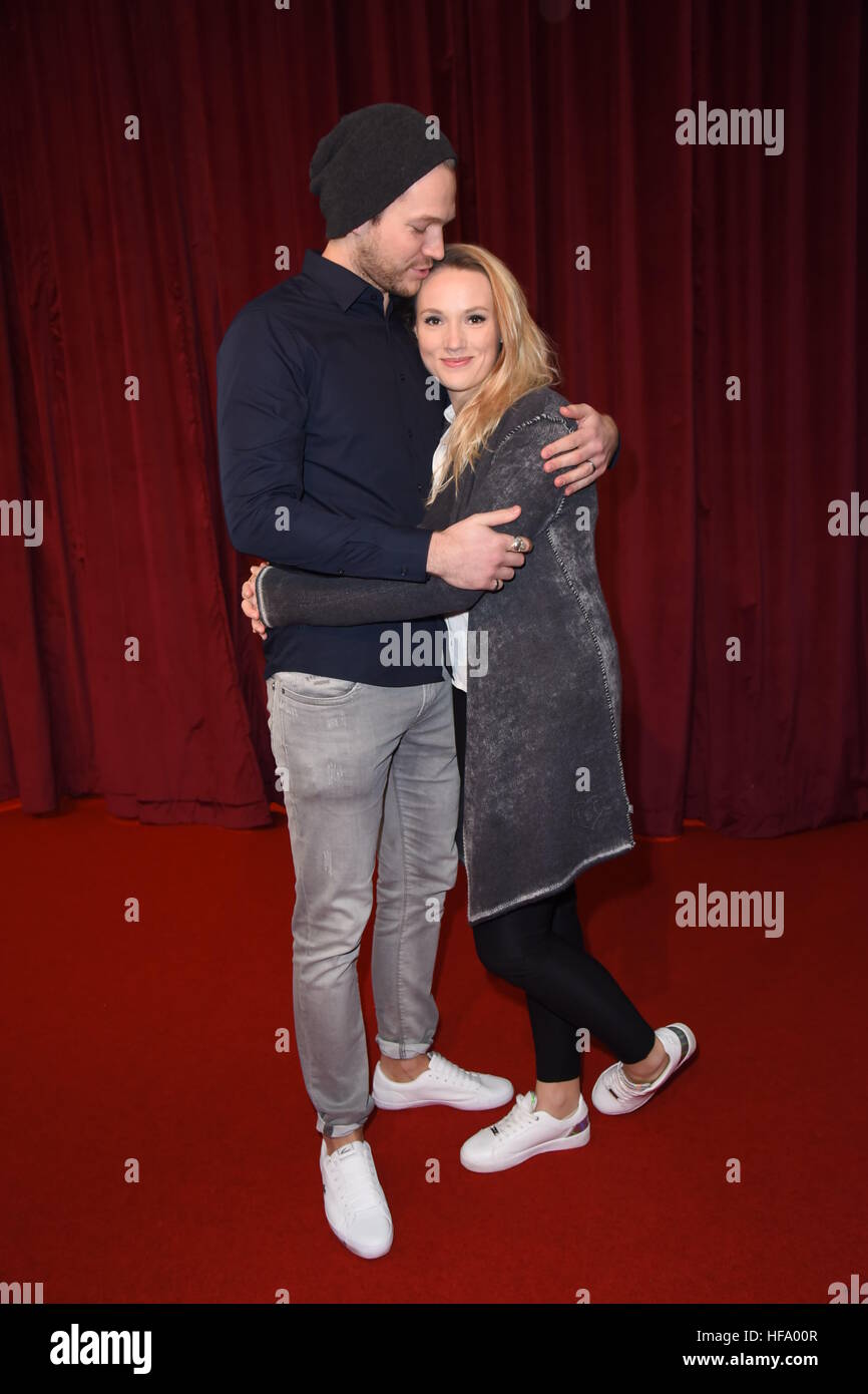 European premiere of 'Sing' at Cinedom movie theater. Featuring: Marvin ...