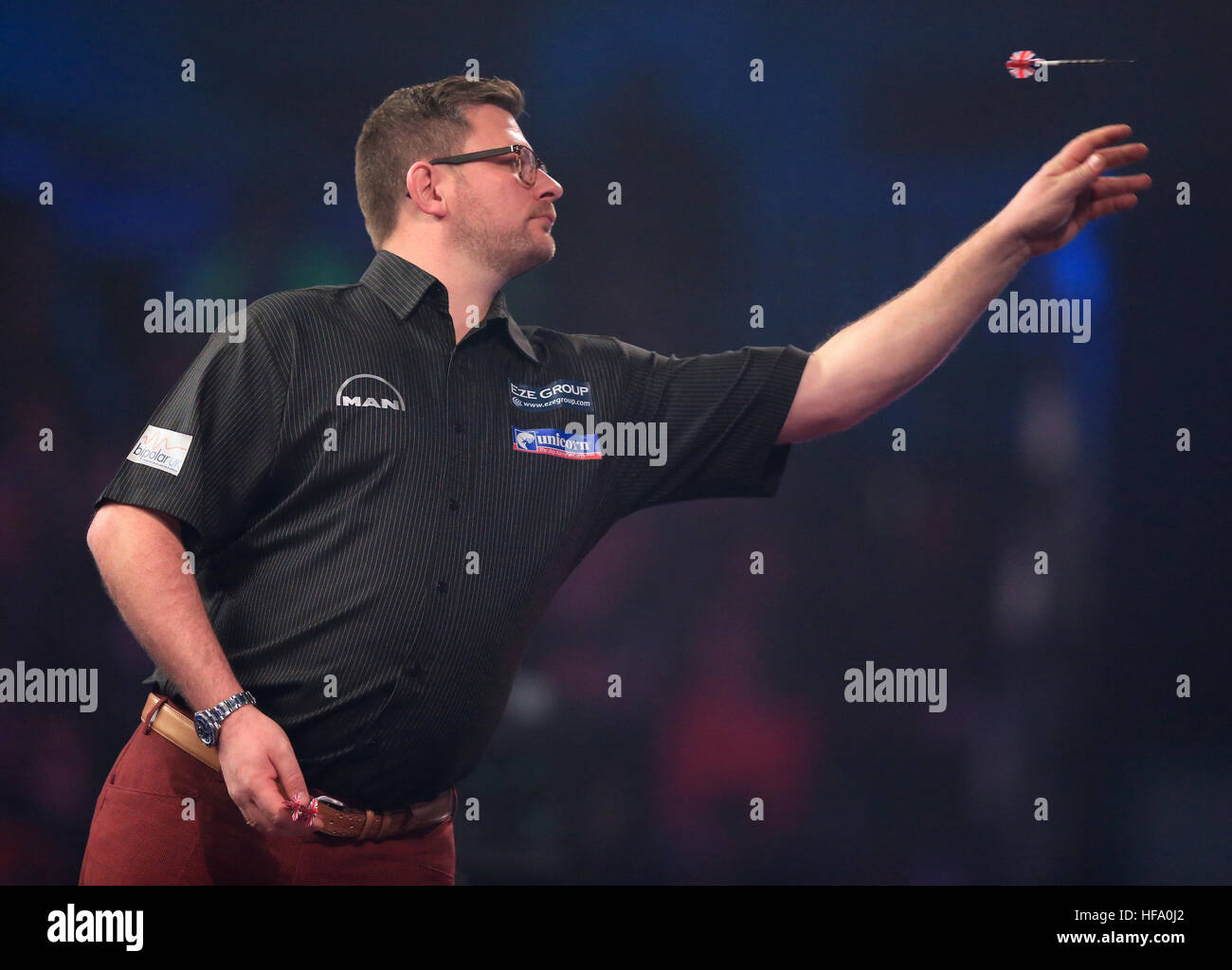 James Wade during day eleven of the William Hill World Darts ...