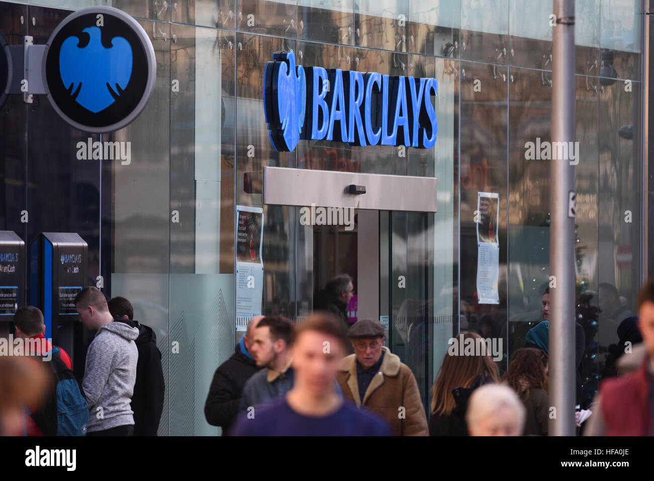 barclays bank sign logo Stock Photo - Alamy