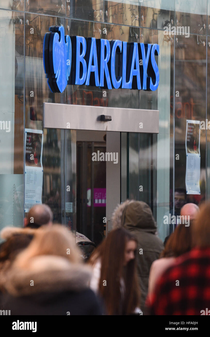 Barclays bank sign logo Stock Photo - Alamy