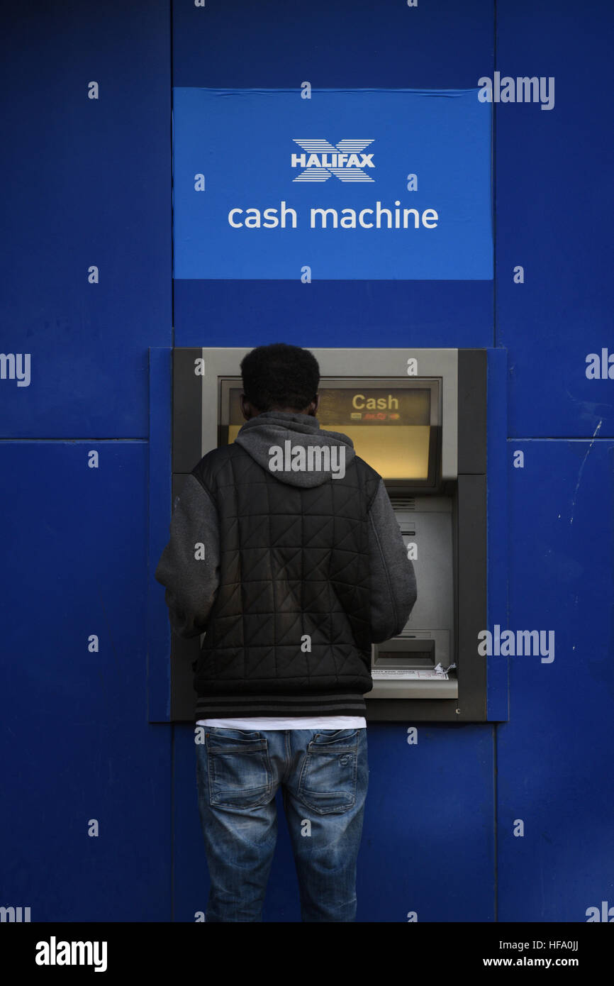 Halifax cash point machine hi-res stock photography and images - Alamy