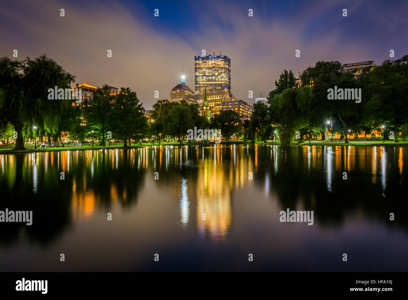 Back bay night hi-res stock photography and images - Alamy