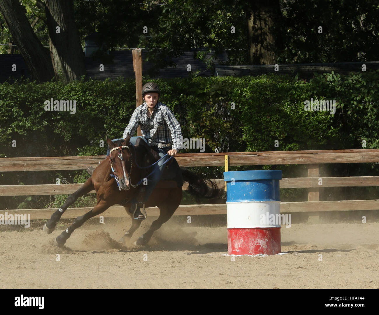 Barrel race hi-res stock photography and images - Alamy