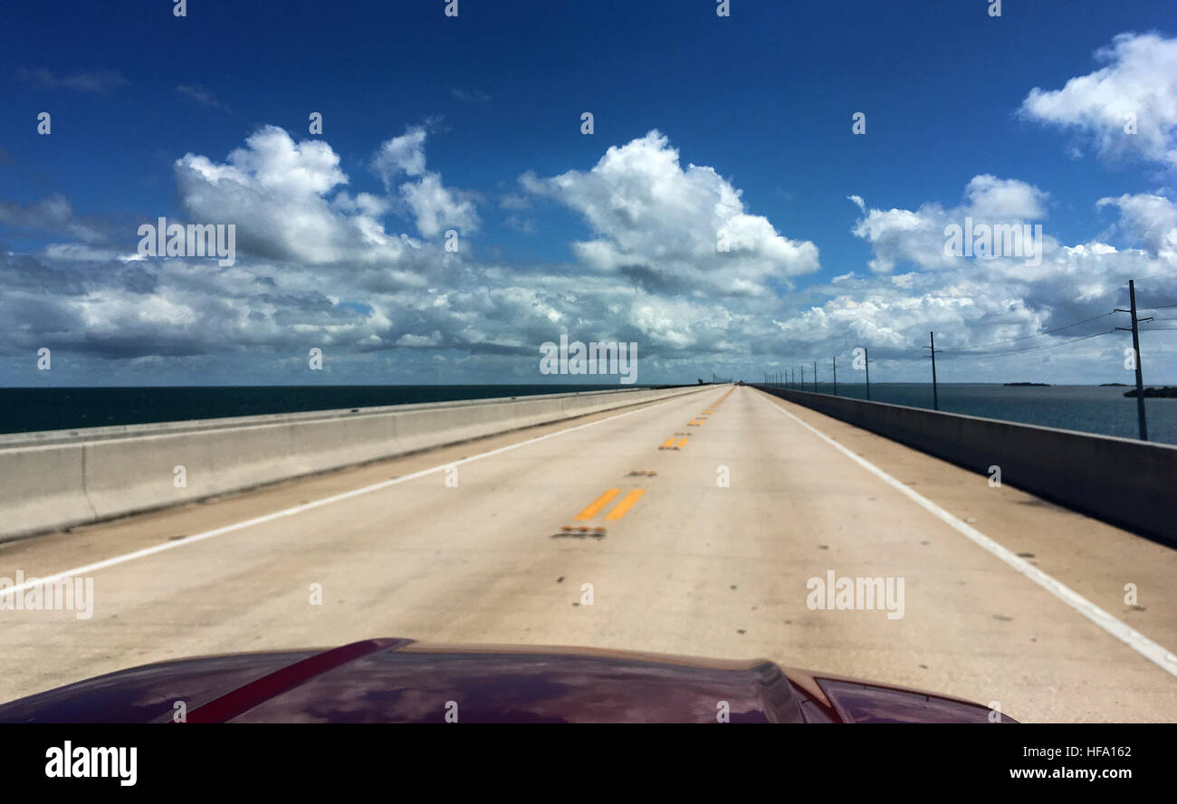 The road to Key West, Florida, United States Stock Photo - Alamy