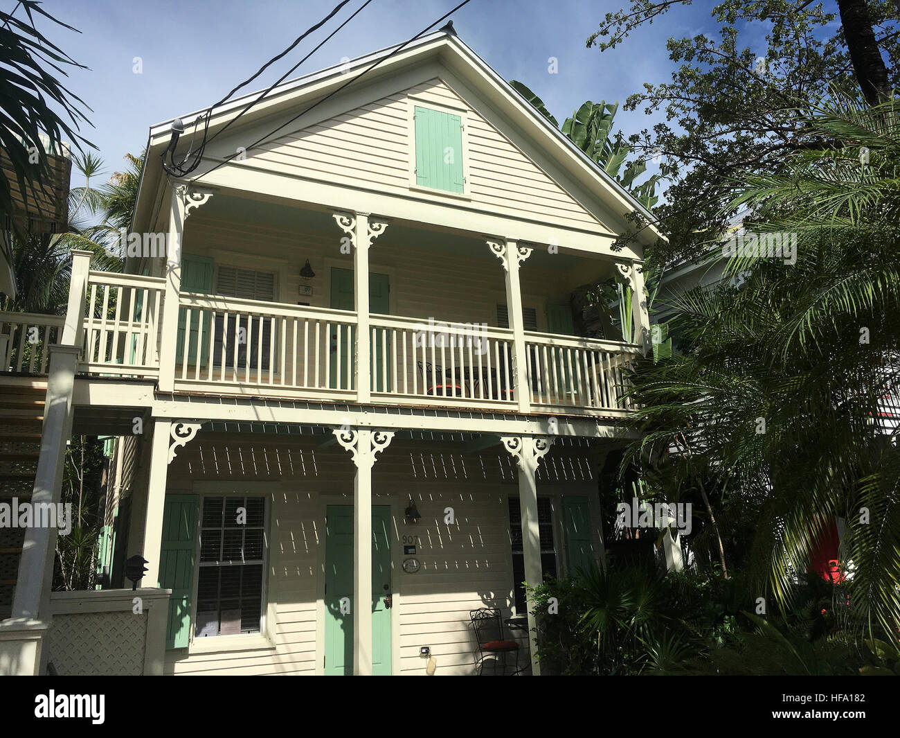 Typical key west house florida hi-res stock photography and images - Alamy