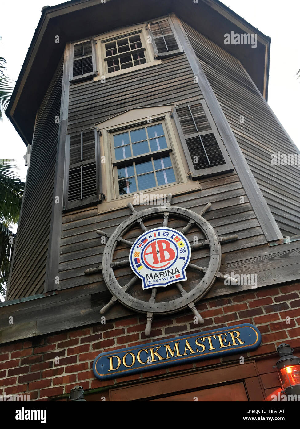 Dockmaster building, A&B Marina in Key West, Florida Stock Photo - Alamy