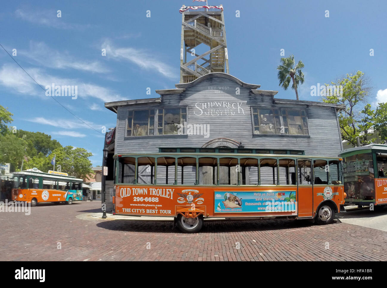 Key West Shipwreck History Museum Mallory Square Stock Photo - Alamy