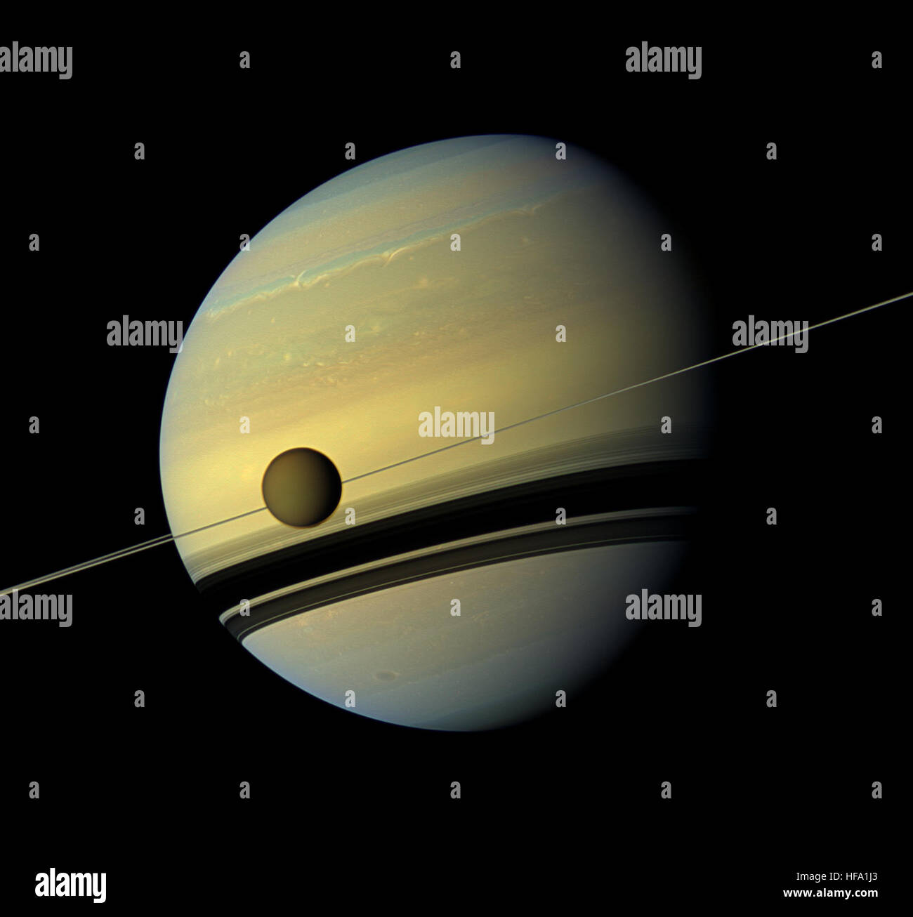 NASA scientists have detected a cloud on Saturn's moon Titan, which ...