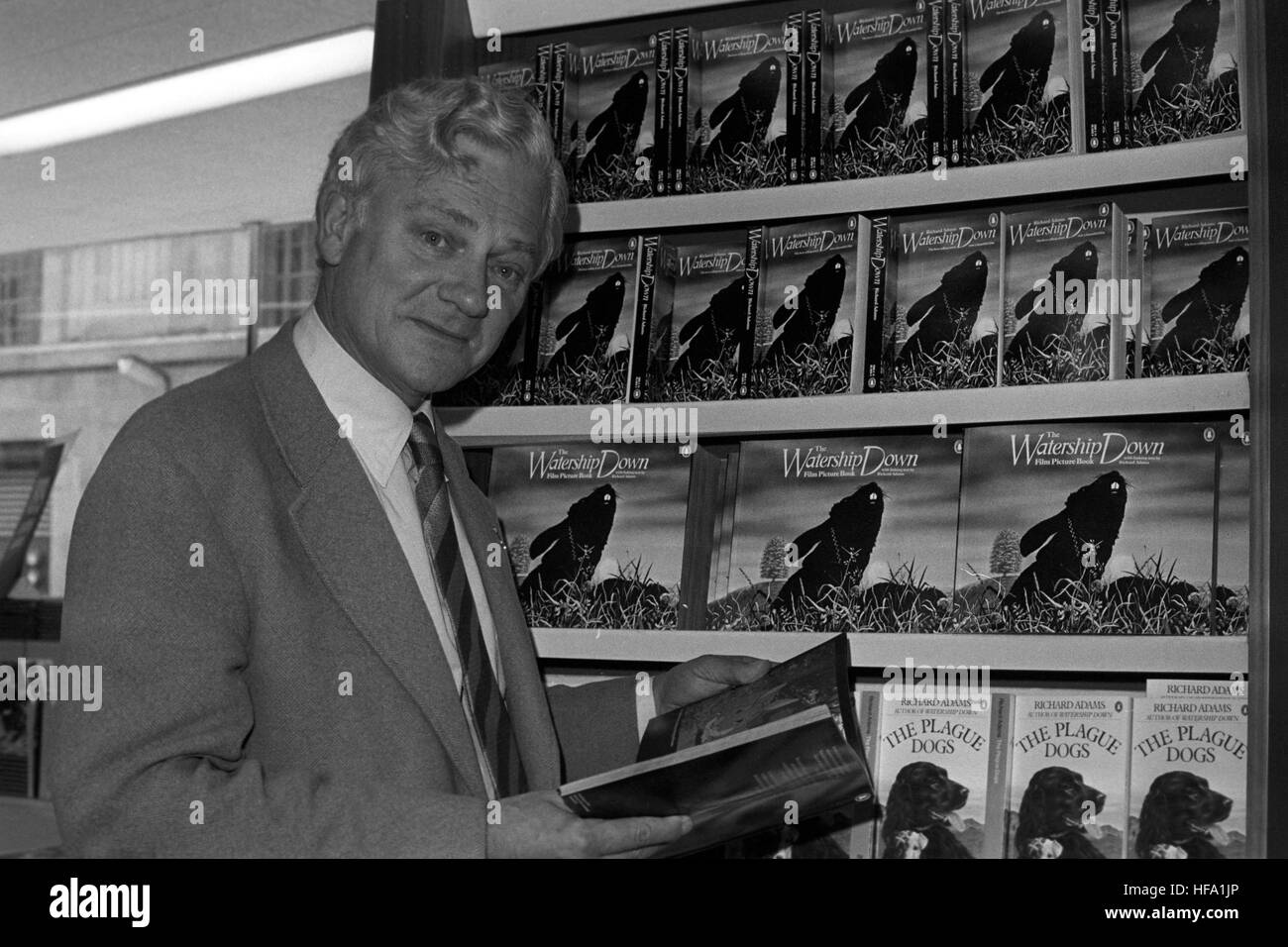 Richard Adams, author of Watership Down, at Barkers of Kensington when ...