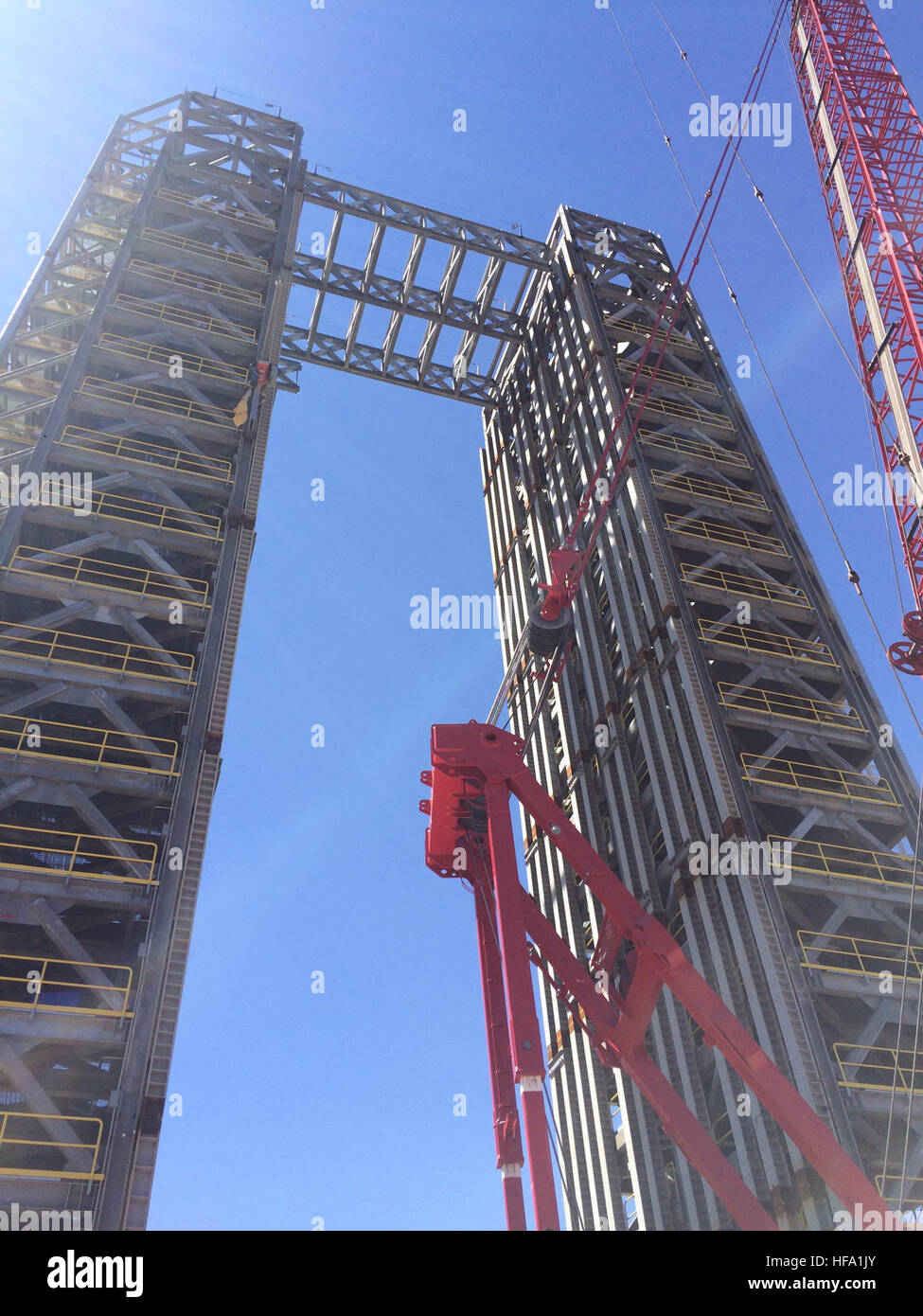 Steel and Sky: Towers of New Structural Test Stand for Space Launch ...