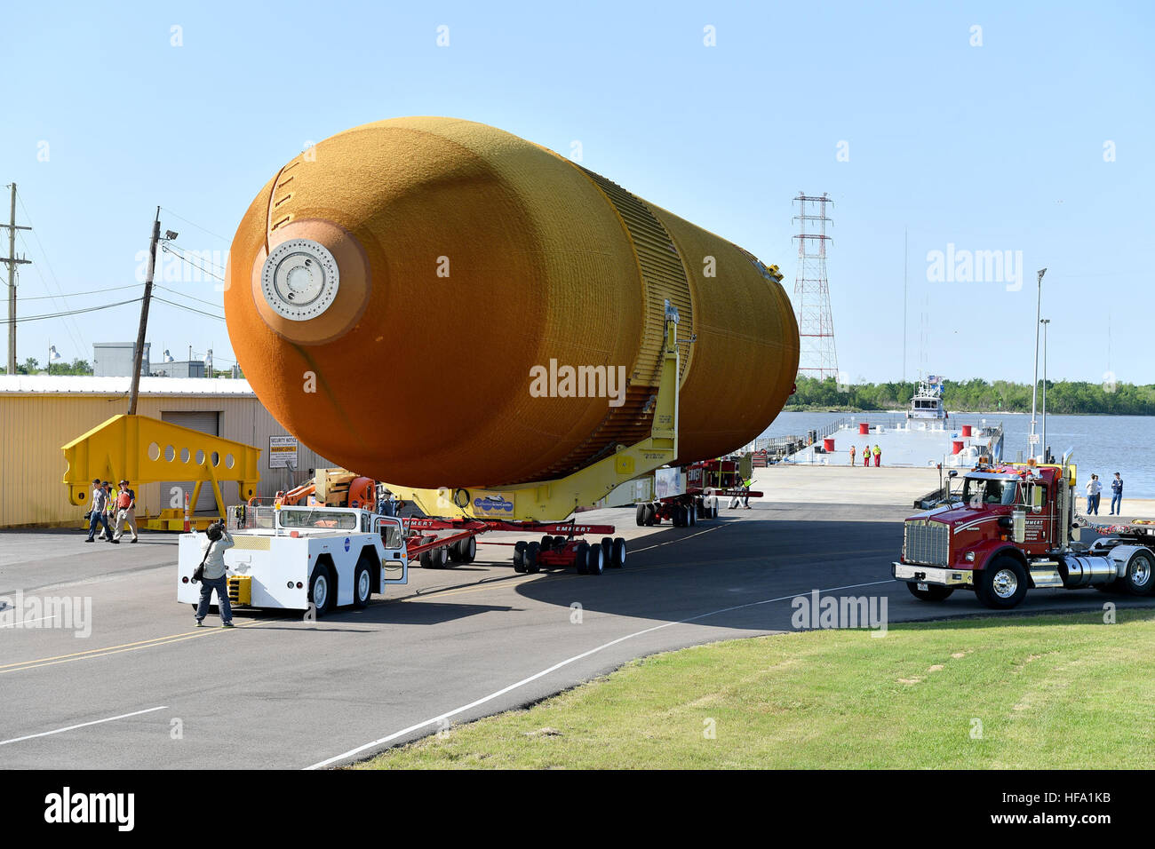 The Space Shuttle's External Tank, ET-94, departs from Michoud Assembly ...