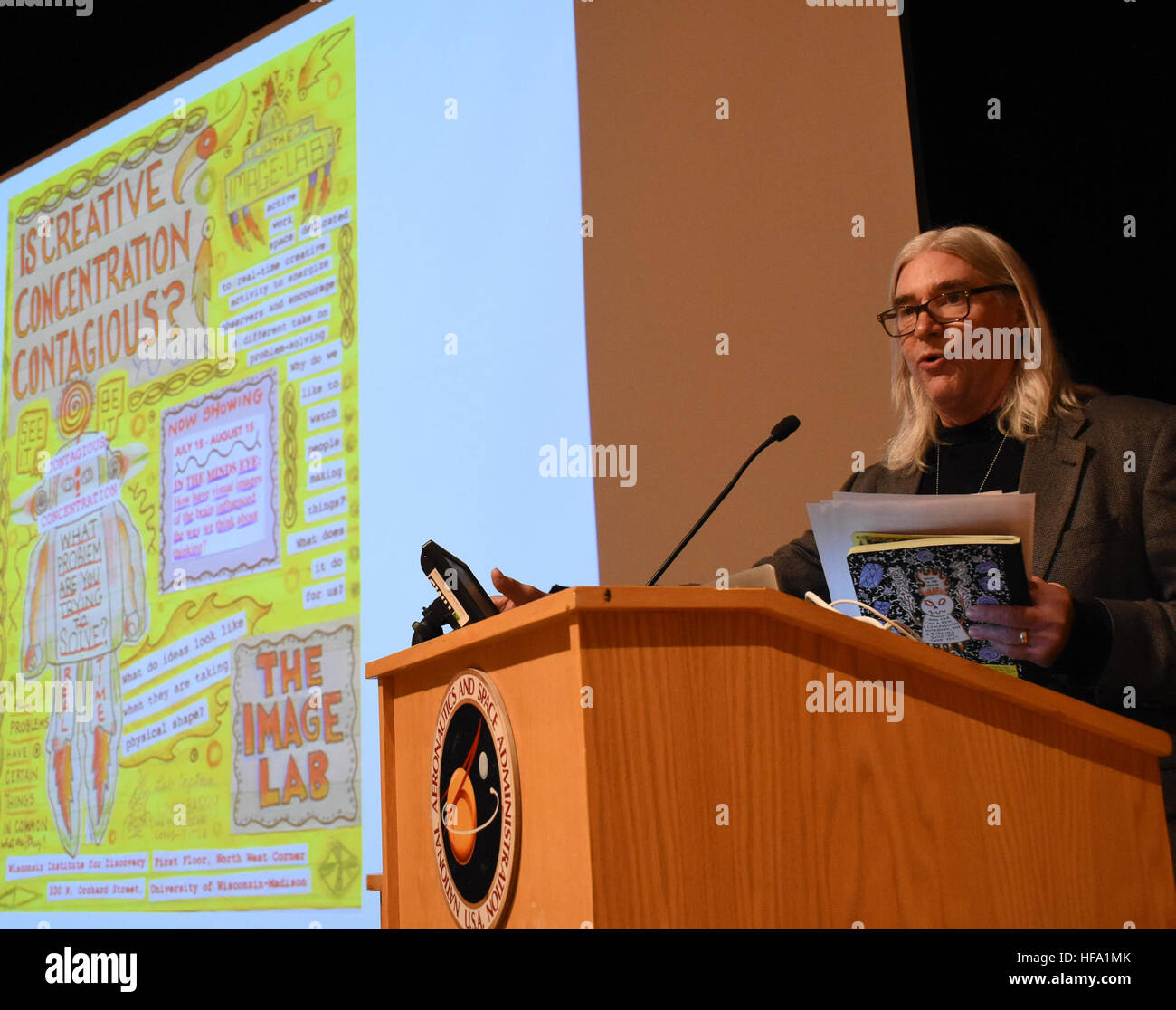 Lynda Barry Visits NASA Goddard Lynda Barry Visits NASA Goddard ...