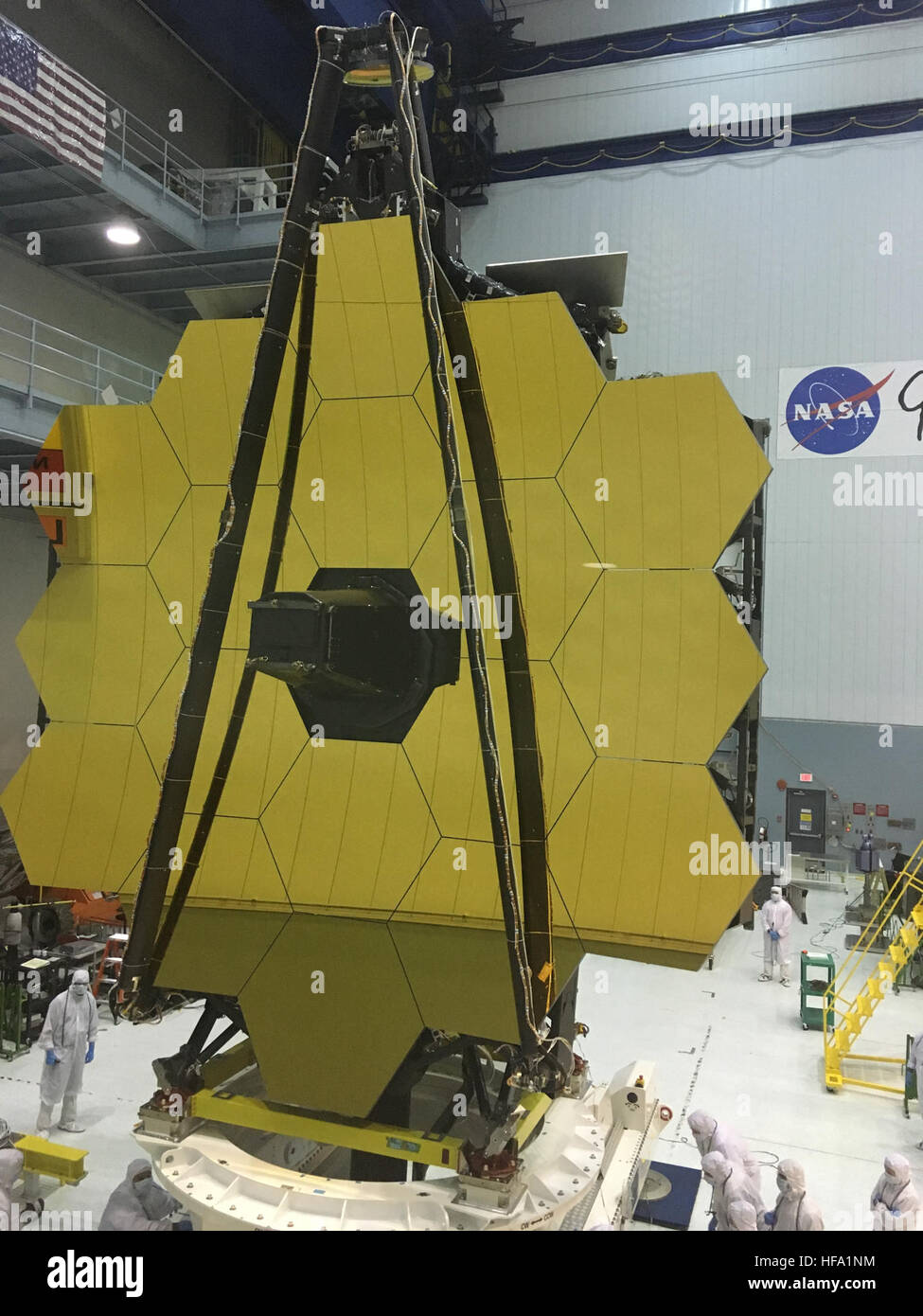 The James Webb Space Telescope, an advanced space observatory, was ...