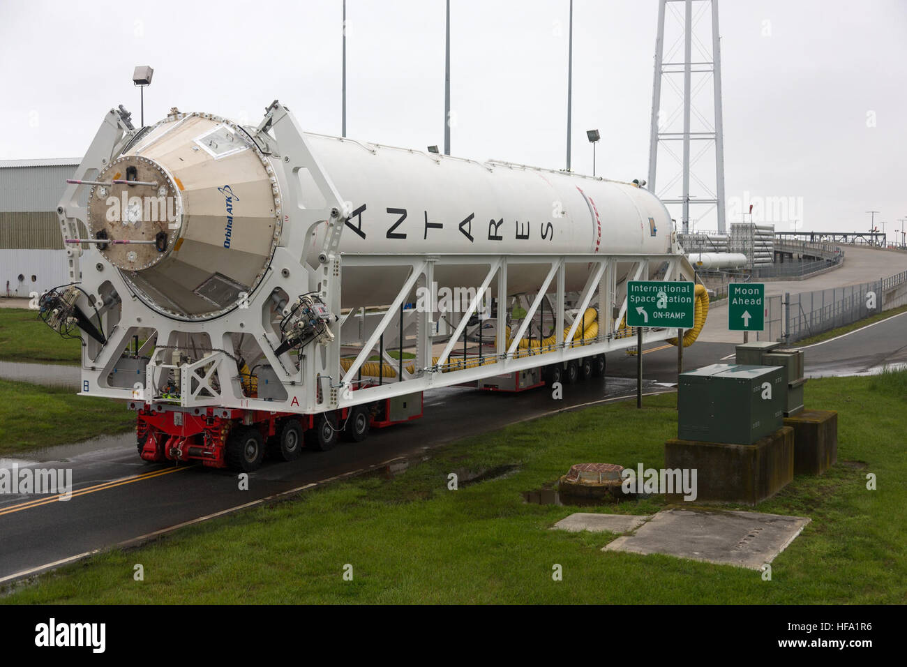 New Antares Rocket Rolls Out at NASA Wallops New Antares Rocket Rolls ...