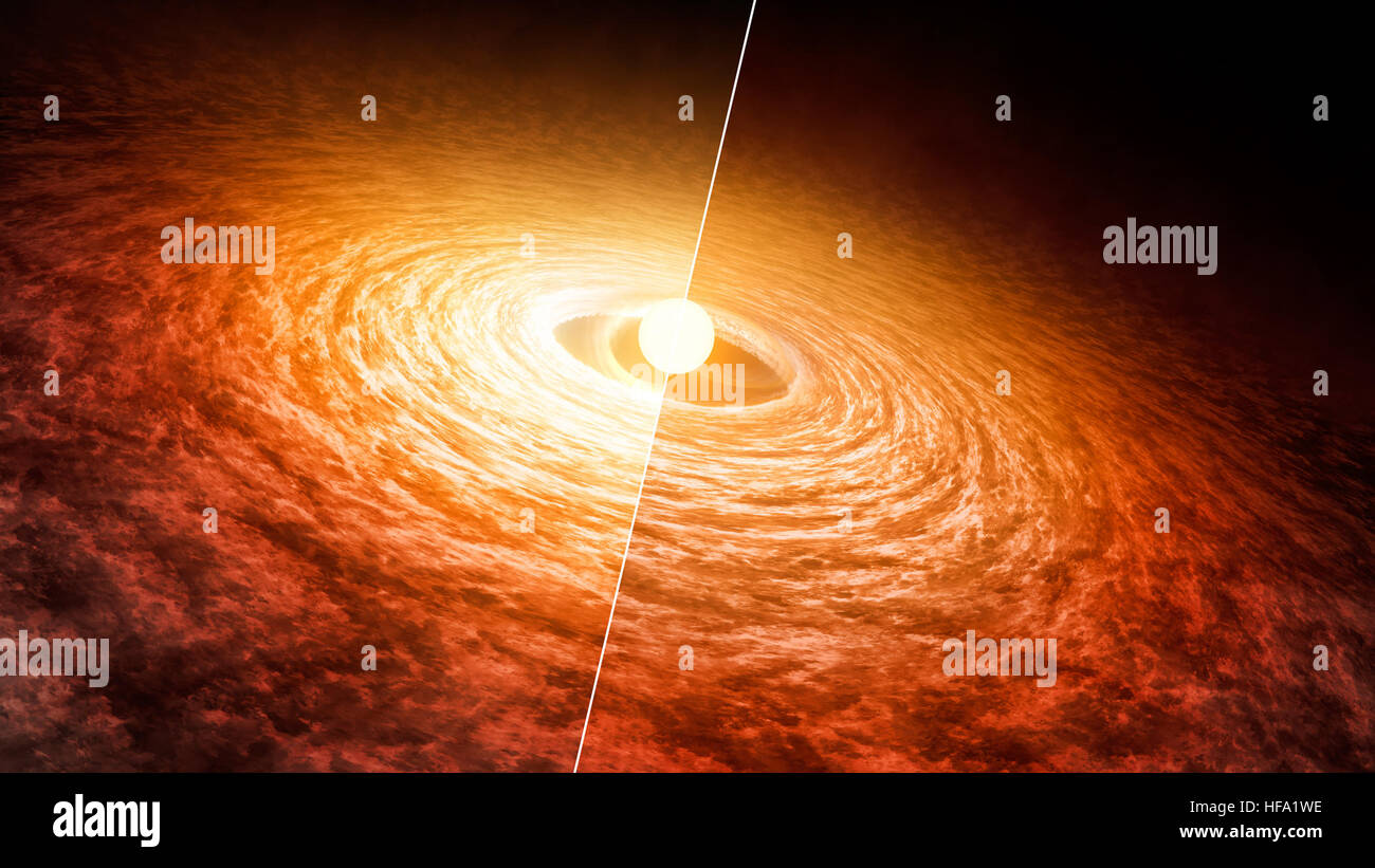 A gluttonous star, FU Orionis, may provide new insights into planet ...