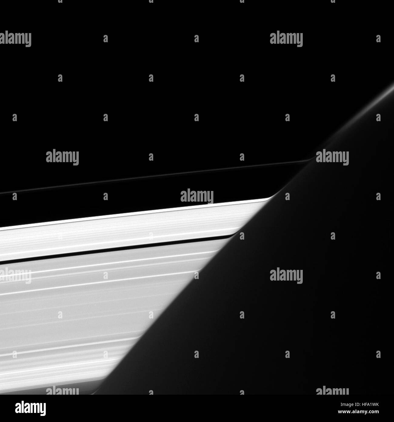 NASA's Cassini spacecraft captures images of bent rings around Saturn ...