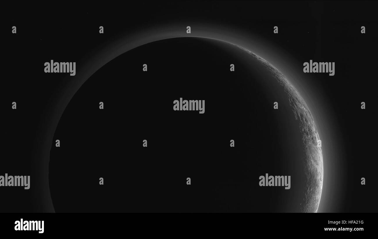 A Full View of Pluto’s Stunning Crescent A Full View of Pluto’s ...
