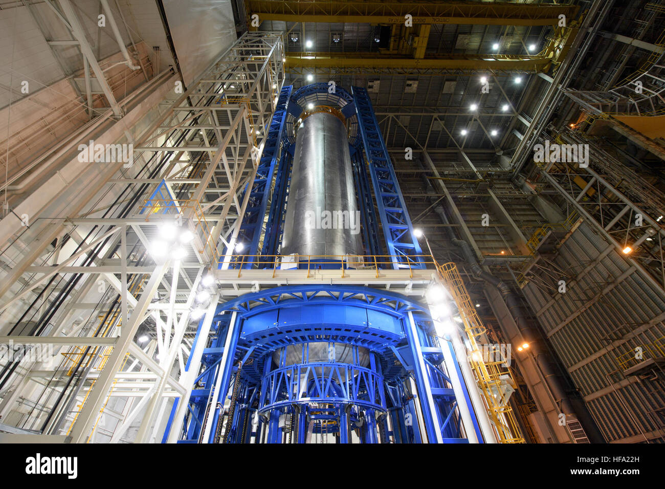 The construction of the Space Launch System (SLS) core stage is ongoing ...