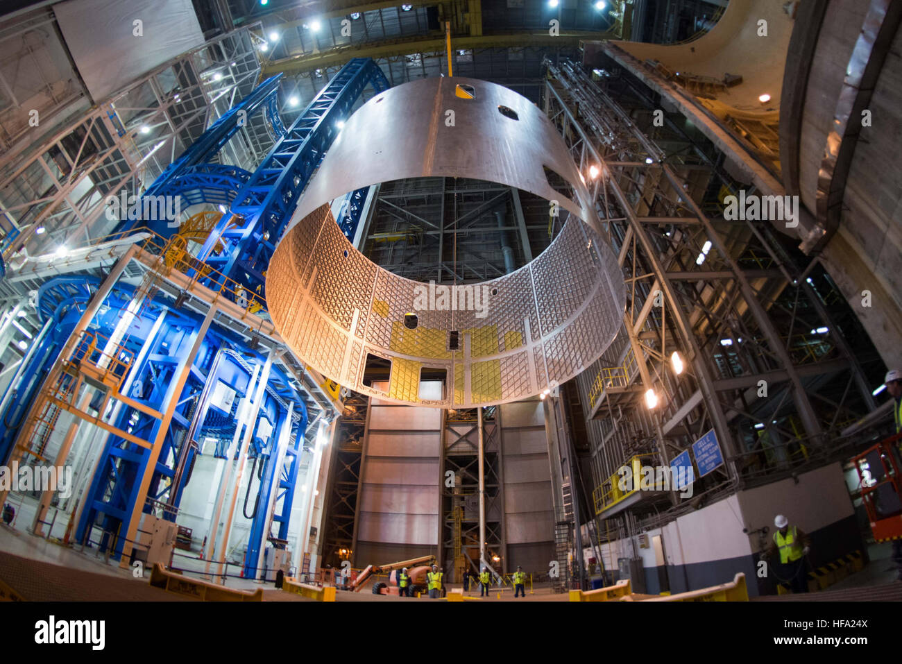 The completion of the Space Launch System (SLS) core stage welding is a ...
