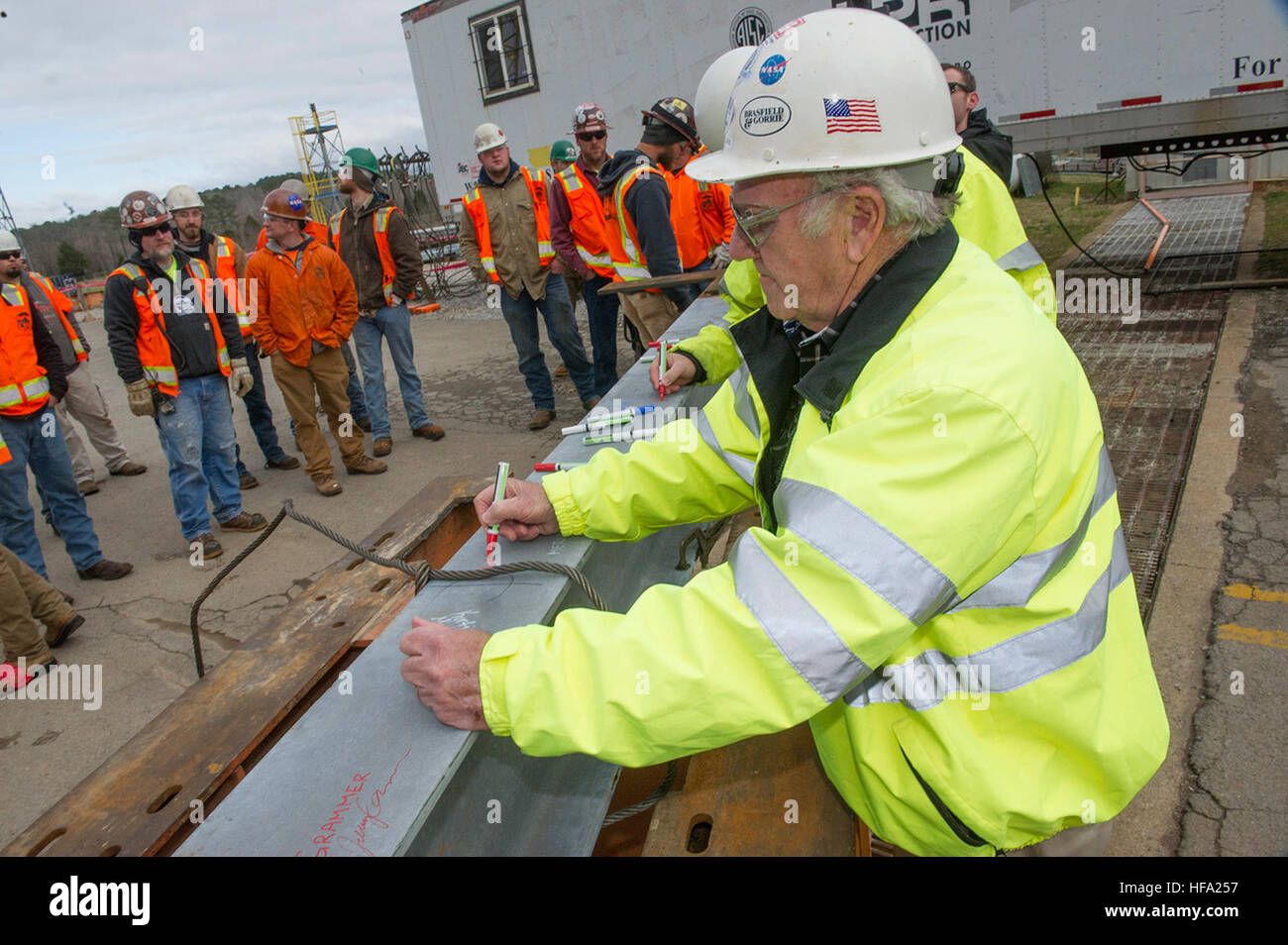 Test Stand 4697 is under construction at NASA’s Marshall Space Flight ...