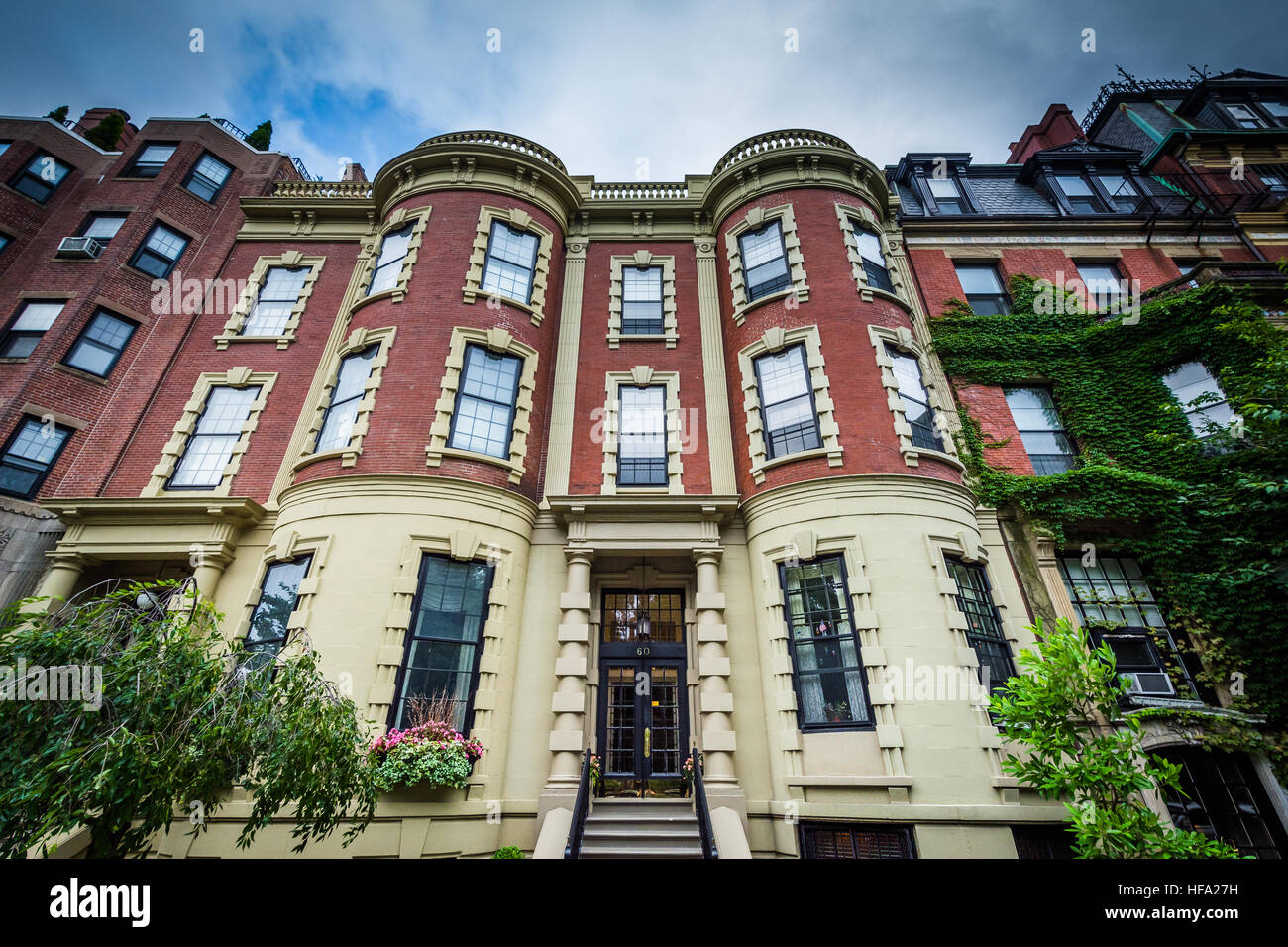 Historic buildings in Back Bay, Boston, Massachusetts Stock Photo - Alamy