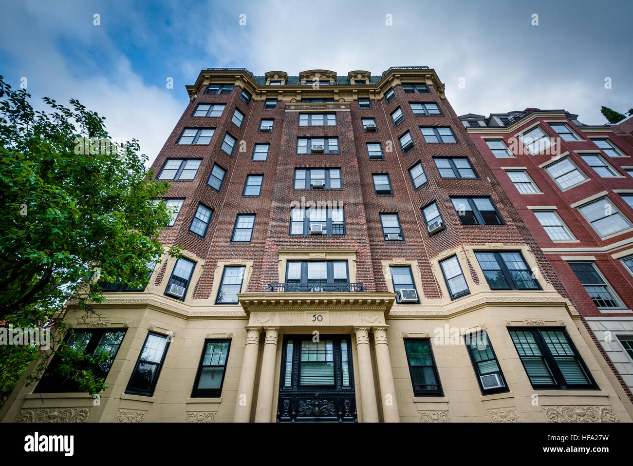 Historic buildings in Back Bay, Boston, Massachusetts Stock Photo - Alamy