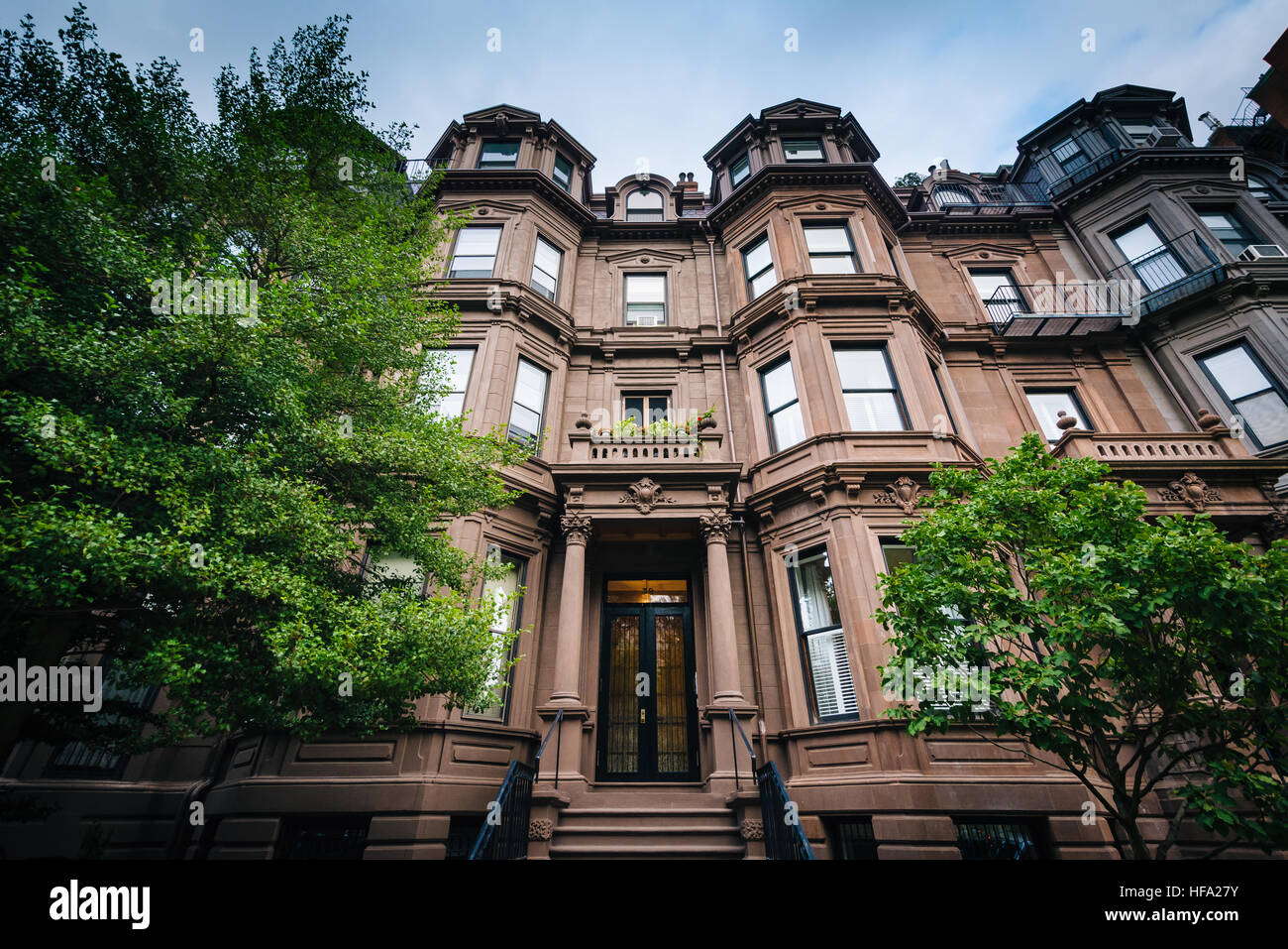 Historic buildings in Back Bay, Boston, Massachusetts Stock Photo - Alamy