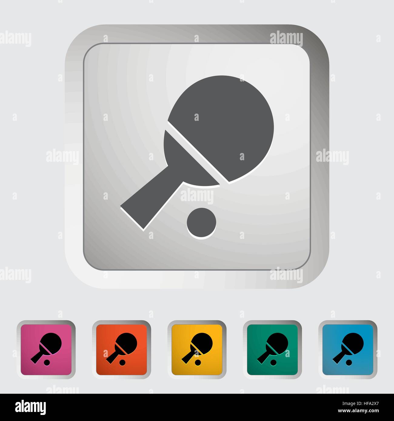 Table tennis. Single icon. Vector illustration Stock Vector Image & Art ...