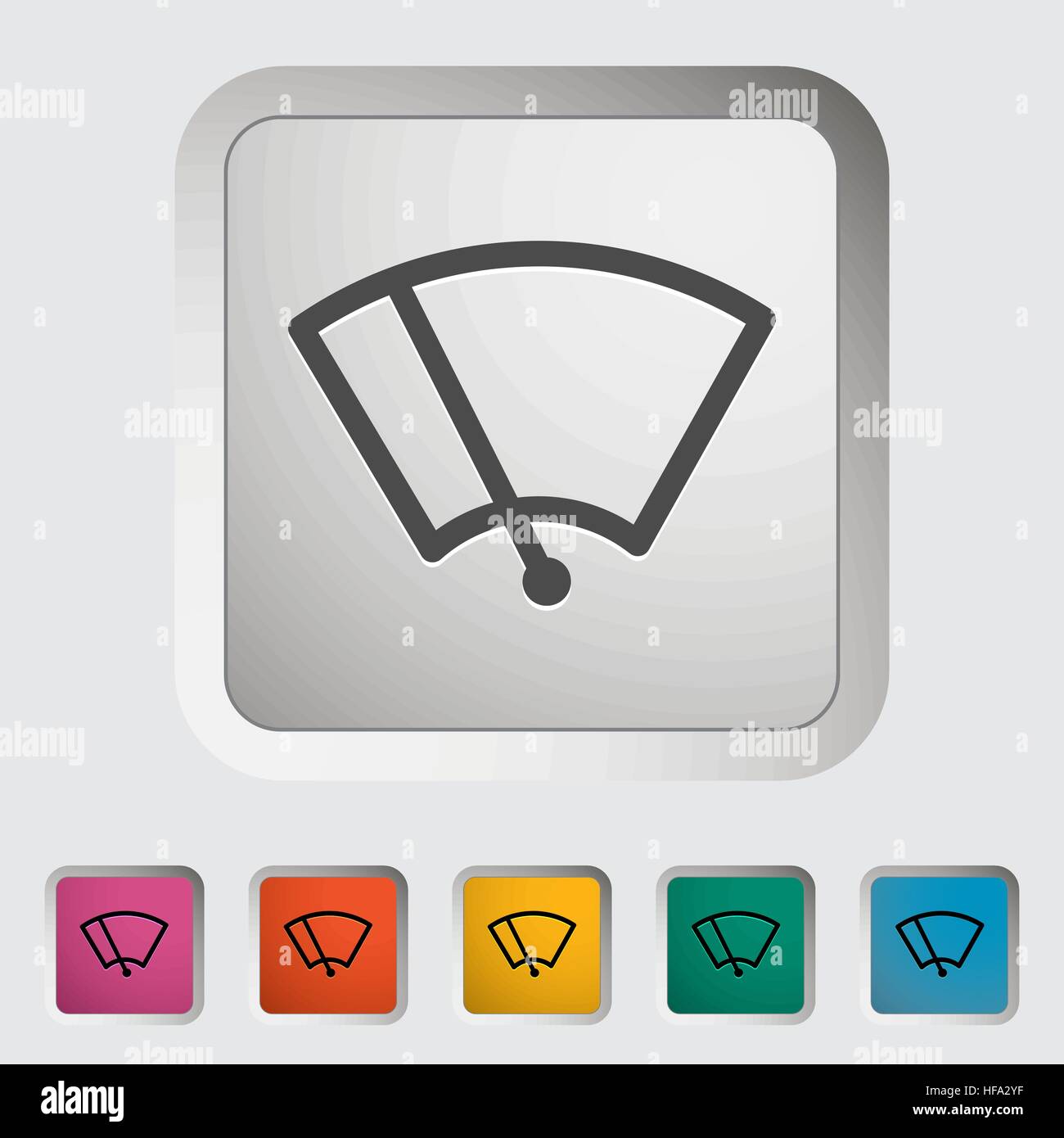 Car icon wiper. Vector illustration Stock Vector Image & Art - Alamy