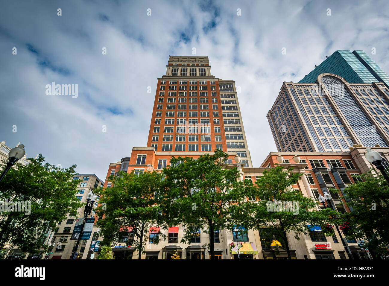 Modern skyscrapers in Back Bay, Boston, Massachusetts Stock Photo - Alamy