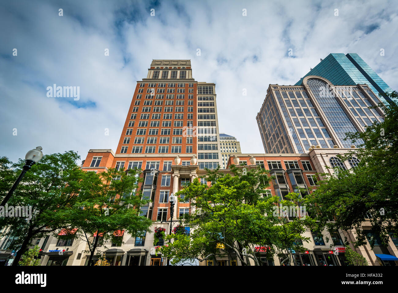 Modern skyscrapers in Back Bay, Boston, Massachusetts Stock Photo - Alamy