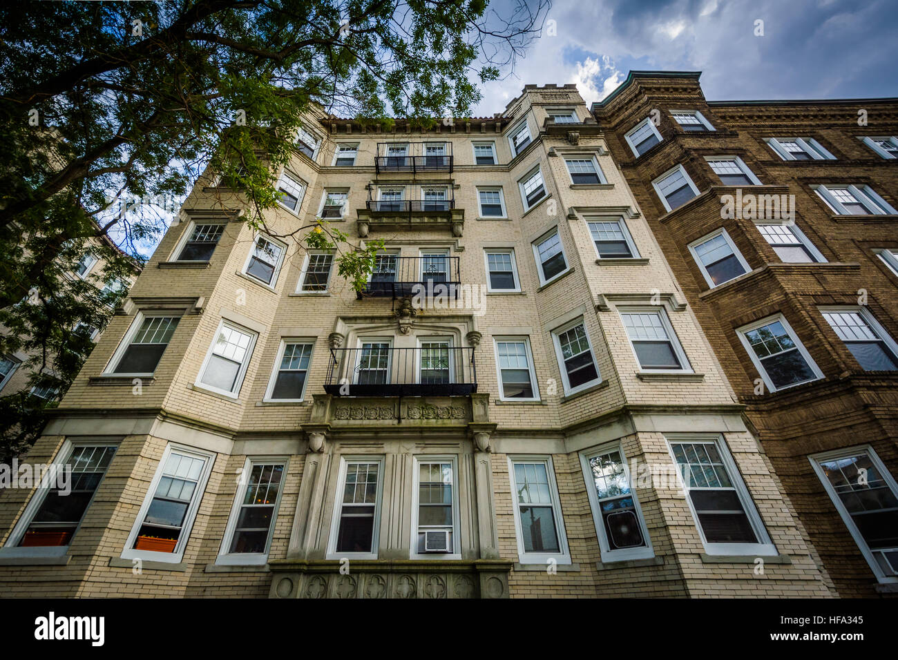 Old buildings at Boston University, in Boston, Massachusetts Stock ...