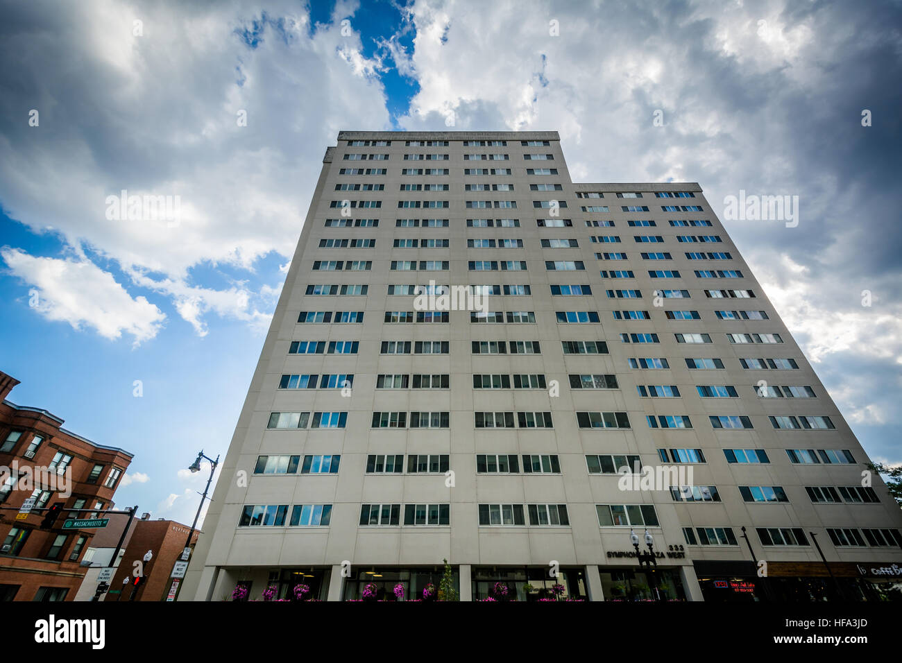 The Symphony Plaza West Building, in Boston, Massachusetts Stock Photo ...