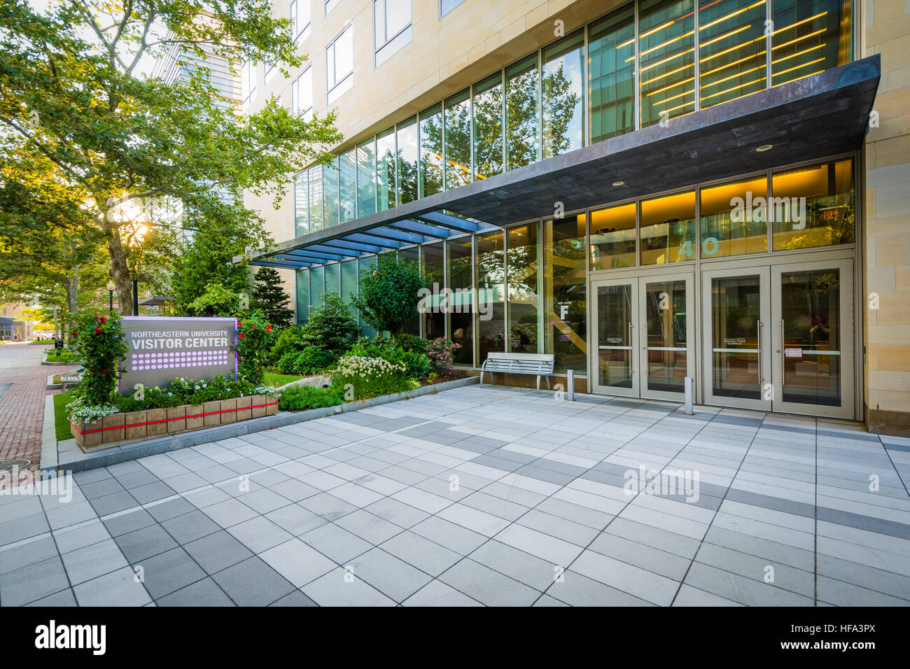 The Visitor Center at Northeastern University, in Boston, Massachusetts ...
