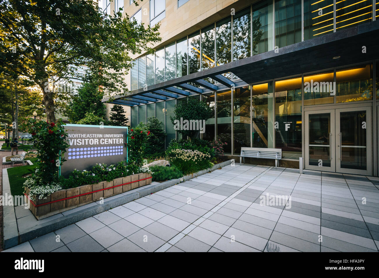 The Visitor Center at Northeastern University, in Boston, Massachusetts ...